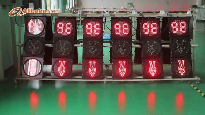 300mm LED Pedestrian Crossing Traffic Lights - Safe & Bright