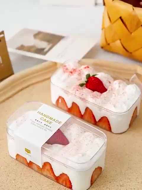 Wholesale Mousse Cake Box - Ecofriendly Plastic Package