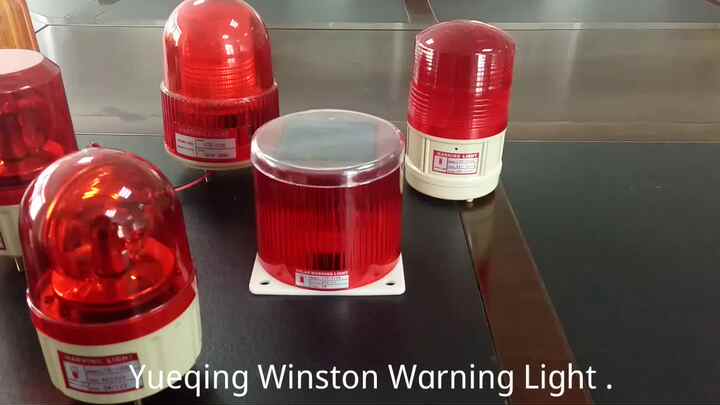 Yellow Revolving Warning Light with Buzzer - Durable Flashing Signal ...