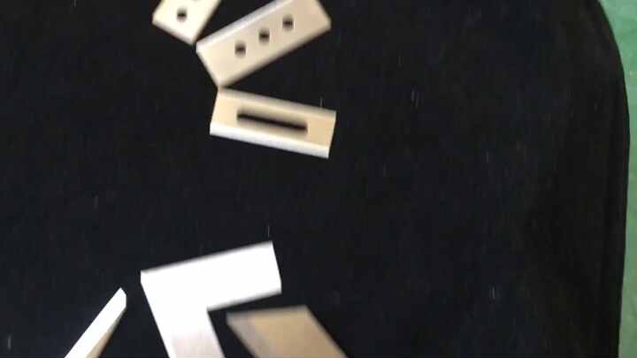 Zirconia Three-Hole Perforation Ceramic Razor Blades
