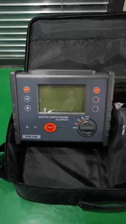 2-pole 3-Pole 4-Pole Digital Earth Resistance Tester