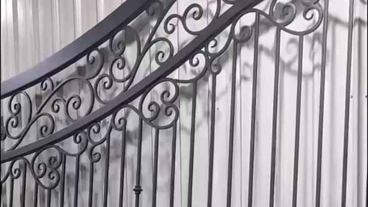 Metal Entrance Doors Wrought Iron Metal Door Entrance Divider Villa ...