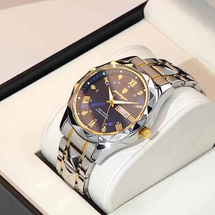 POEDAGAR Luxury Man Wristwatch - Waterproof & Luminous