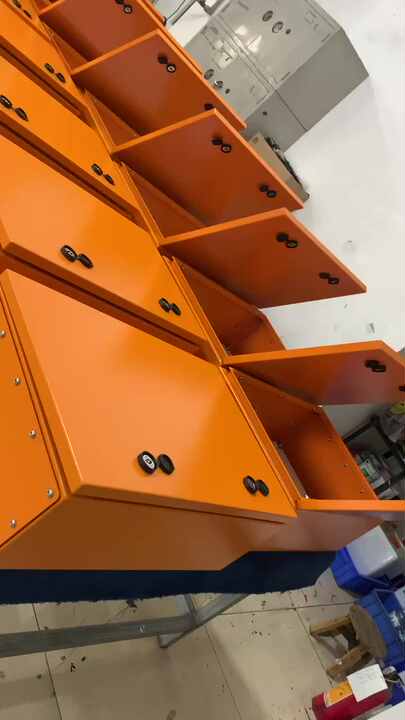 Cable Box Waterproof Enclosure Box for Electronic RAL7035 Orange Metal ...