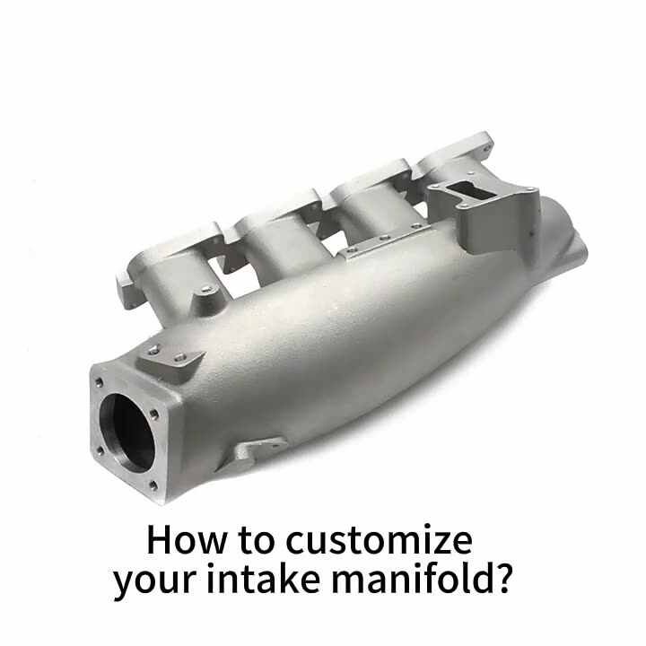 Custom Top Low Mount Aluminum Intake Manifold Turbo Manifold
