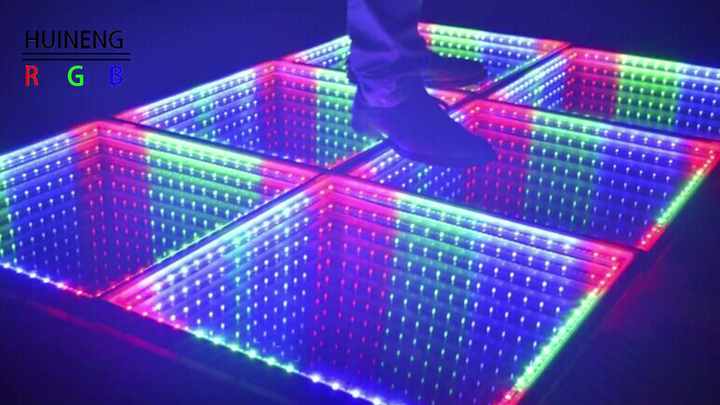 Led Dance Floor Magnetic Led Wedding Party Event Fiestas 3D Infinity ...