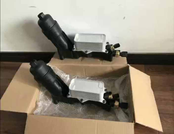 Engine Oil Cooler & Filter Assembly Aluminium 93186324 55353322 ...