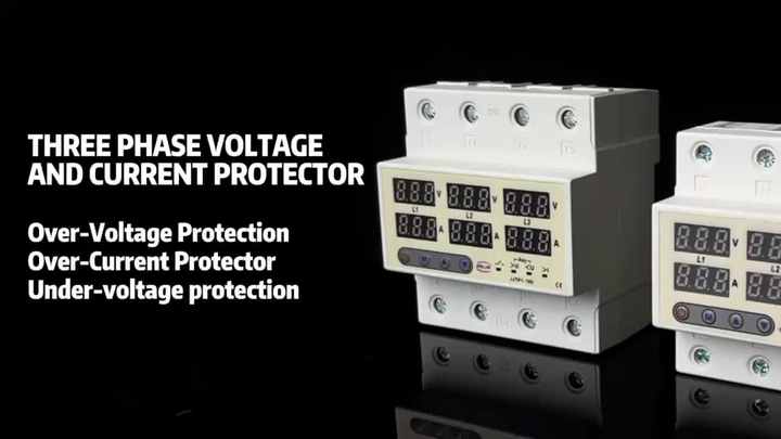 JJTP1-63 Three Phase Adjustable Voltage Current Protector