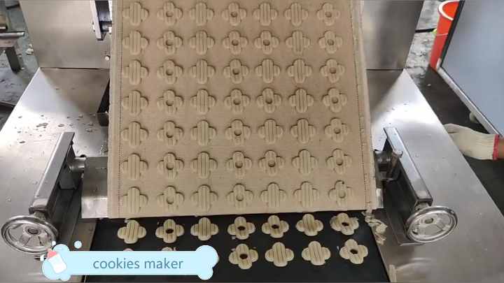 Soft Biscuits Making Machine Small Wafer Production Line Mini Walnut ...