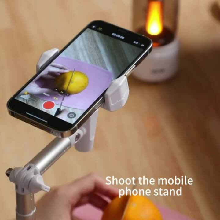 Versatile Selfie Vlog Phone Holder - Adjustable & Portable