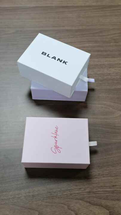 Customized Luxury Jewelry Sliding Gift Box with Ribbon - Eco-Friendly ...