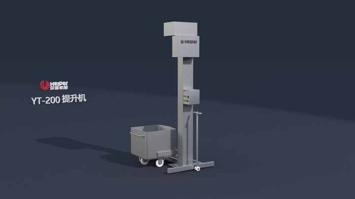 Commercial Meat Cart Bin Hoist Lifting Hoist Machine Automatic Movable ...