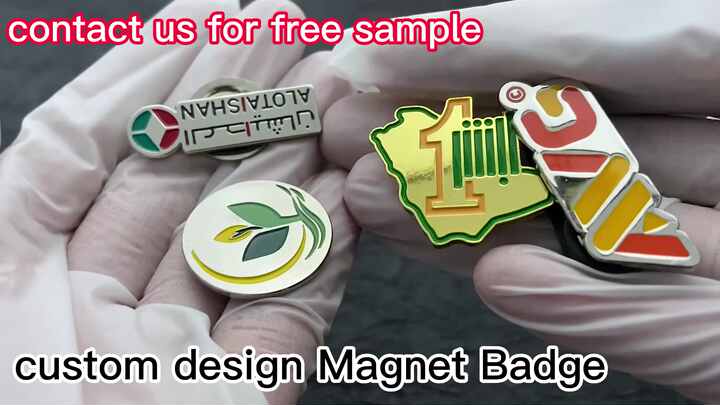 Customized Resin Epoxy Name Tag Badges for UAE National Day