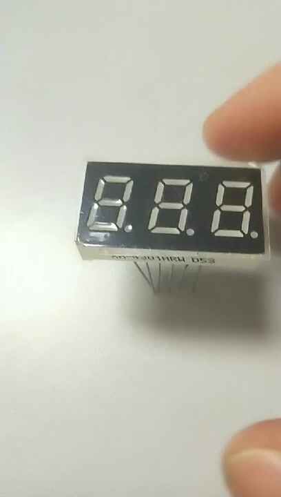 LED 7-Segment Display - Triple 3 Digits for Digital Signs