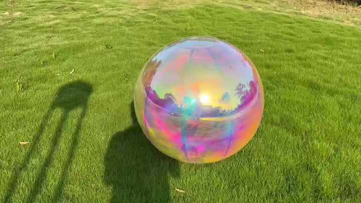 Big Shiny Inflatable Balls - Perfect for Decorations