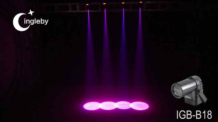 Professional Stage Lighting Dimmable Led Mini Light 12w Led Pin Spot ...