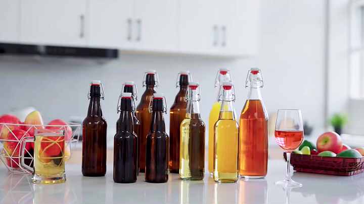 Wholesale EZ Cap Swing Glass Bottle - Perfect for Beverages