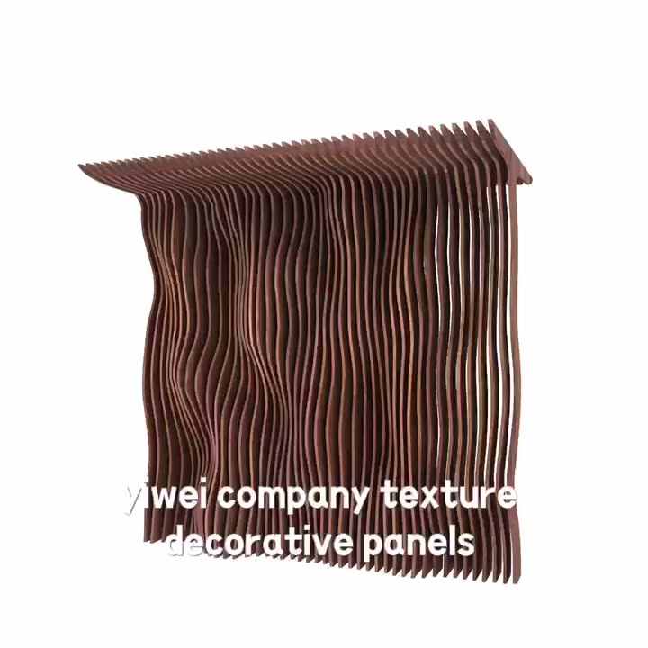 3D Wave Wall Panels for Home Wall Decoration - YIWEI Design