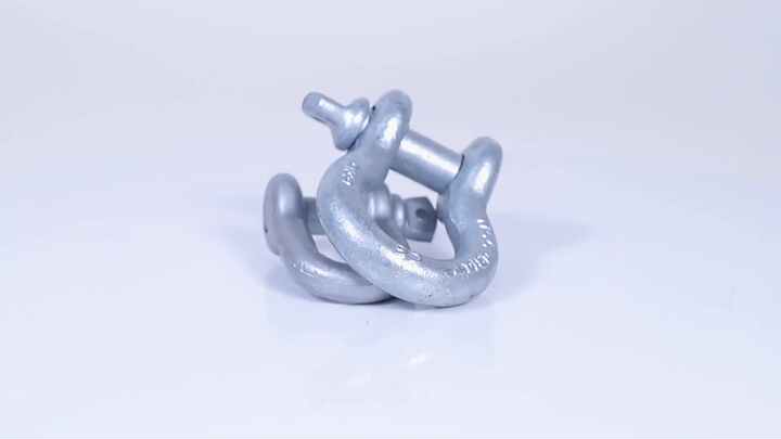 High Strength Shackle Rigging Hardware - Galvanized D Shackles