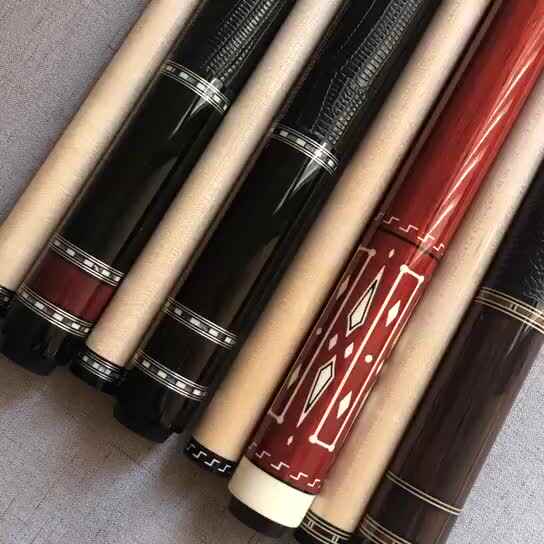 Chyone Pool Cues - Premium Ebony Wood with Abalone Inlay