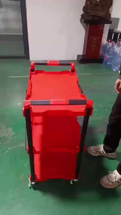 Hot Sale Car Wash Plastic Detailing Cart Detachable Auto Care Repair ...