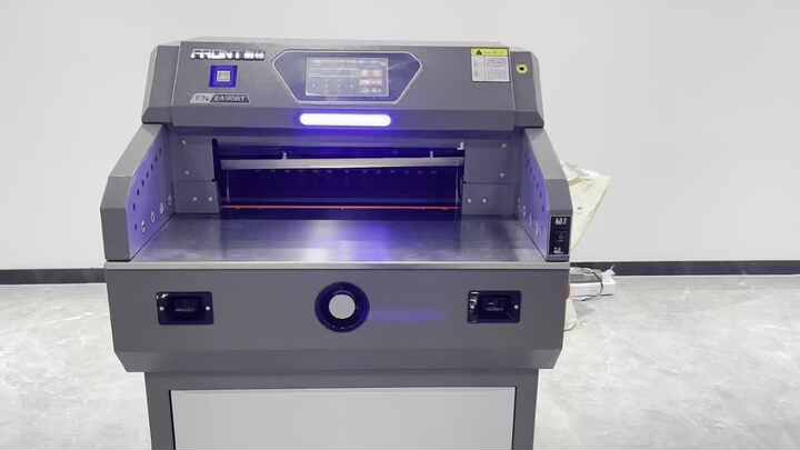 FRONT Paper Cutter Cutting Machine Double Guiding Paper Guillotine ...