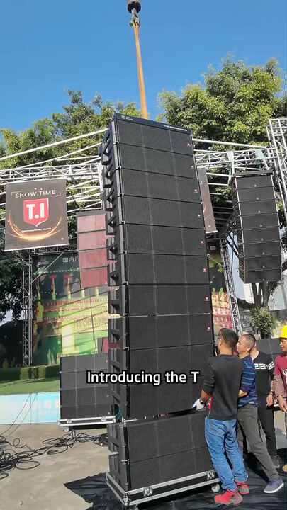 Professional MAX212 Model Passive Dual 12-Inch 3-Way Line Array System ...