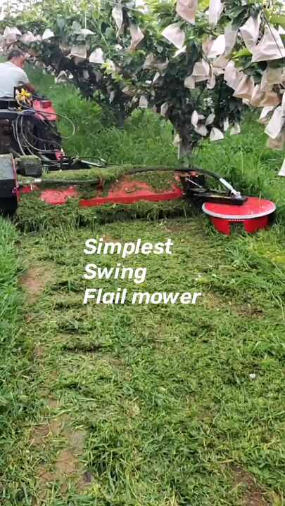 New Design Swing Arm Flail Mower 50% Price Of Hydraulic Model Orchard ...