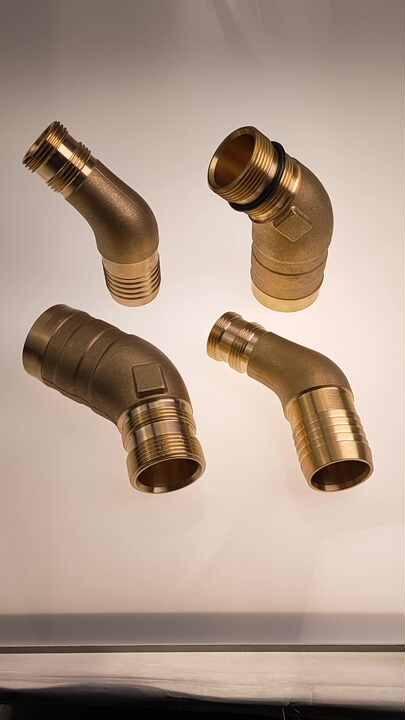 45 Degree BSPT Elbow Male Thread Brass Hydraulic Fittings