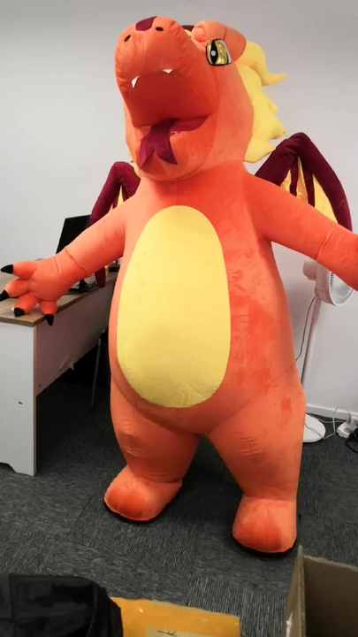 Inflatable Charizard Mascot Costume - Perfect for Events
