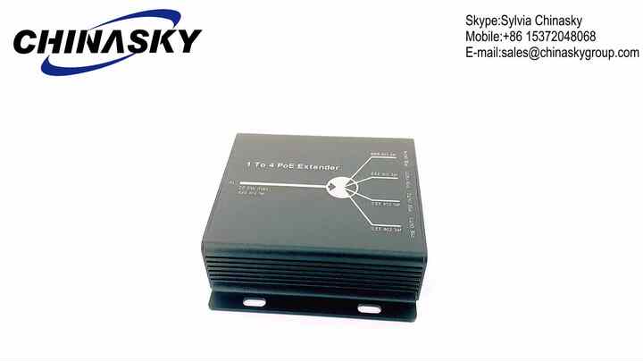 4 Port Cctv 10/100mbps 48v Ieee802.3af/at 120m Veracity Outreach Max ...