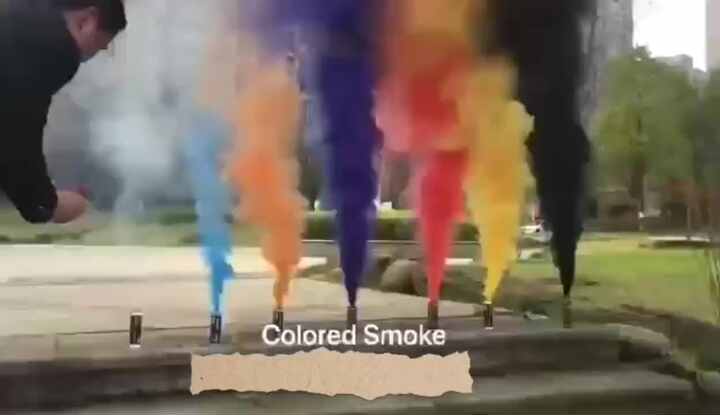 Custom Color Gender Reveal Smoke Bombs - Party Photo Props