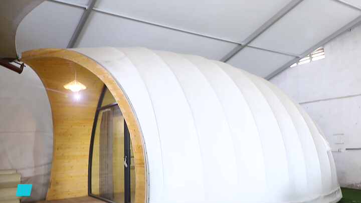 Shell Shape Glamping Tents Hotel Resort Tent With Pvdf Membrane Outdoor ...