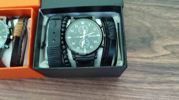 6043 New Arrival Luxury Watches Men Numbers Quartz 4pcs Men Watch Set ...