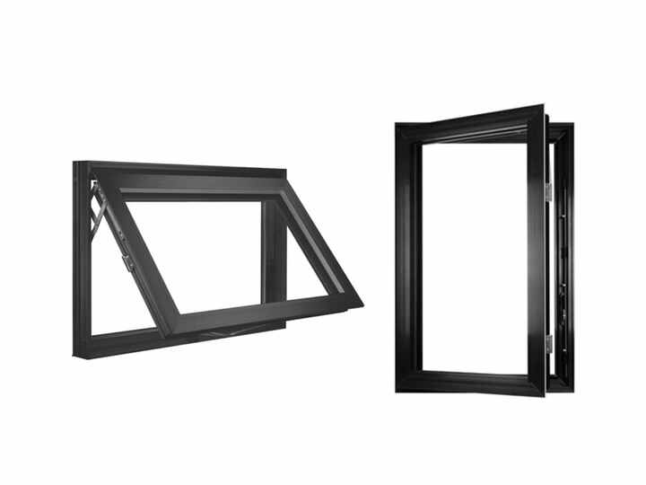 Prima Vertical Aluminum Casement Window Hurricane Sliding Window Screen ...