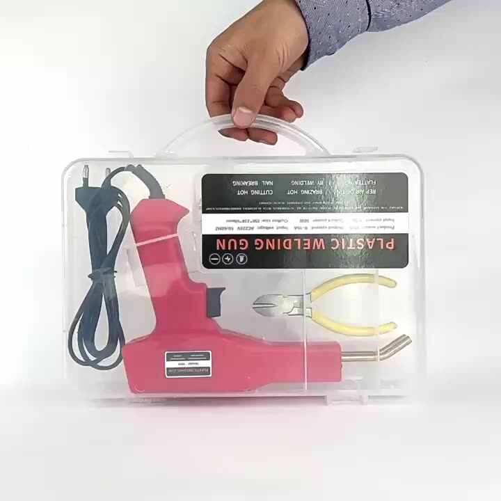 Plastic Welder Kit with Hot Stapler Gun for Car Bumper Repair
