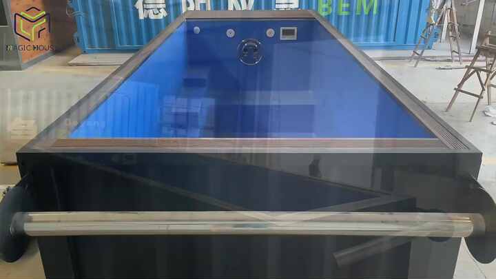 Magic House Shipping Container Swimming Pool Above Ground Swimming Pool ...