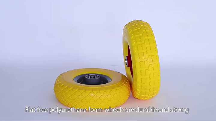 8 Inch Wheelchair Front Wheels - Durable Polyurethane Foam
