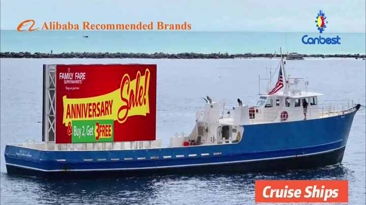 Seaside Beach Cruise Ships Boat P10 Outdoor Led Billboard In A ...