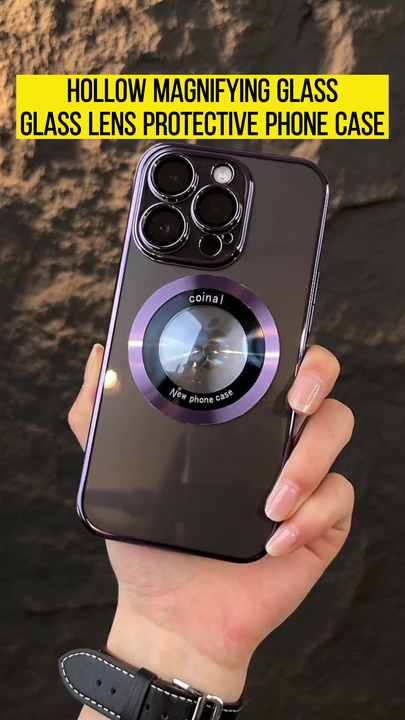 Luxury Electroplated Transparent PC Back Cover for Iphone