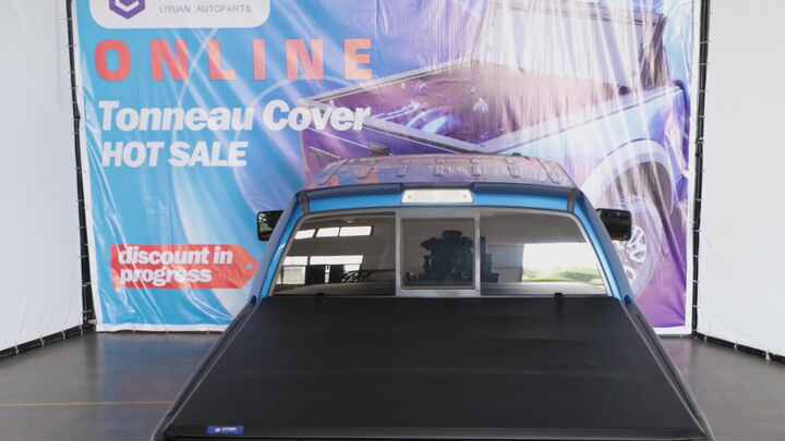Custom Pick up Truck Soft Vinyl Tri Fold Tonneau Cover