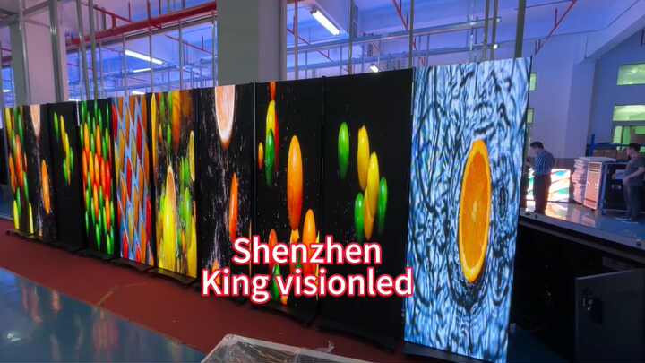 Movable LED Screen Poster Floor Stand - Programmable & Full Color