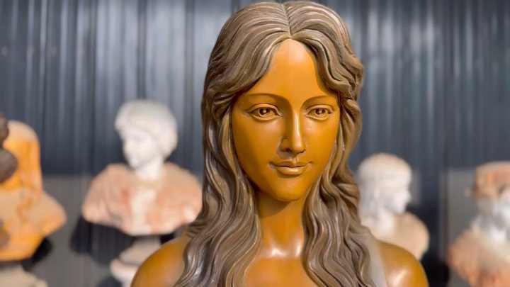 Life Size Sexy Bronze Women Statue - Beautiful Sculpture
