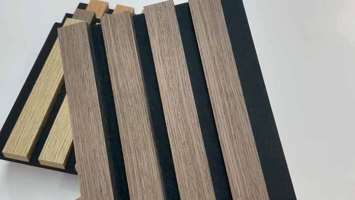 wooden panel wall decor curved acoustic akustik panel olive eiche ...