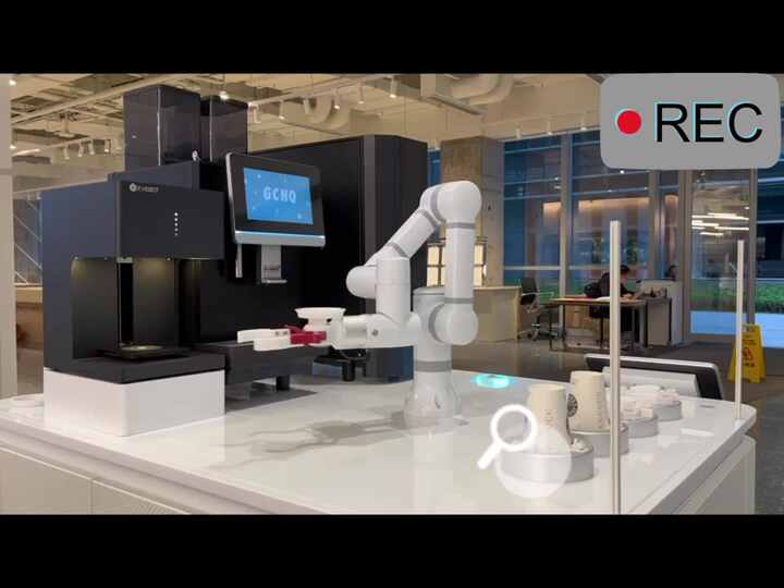 Unmanned Automatic Coffee Robot Arm Cobot Coffe Robot Machine Robotic ...