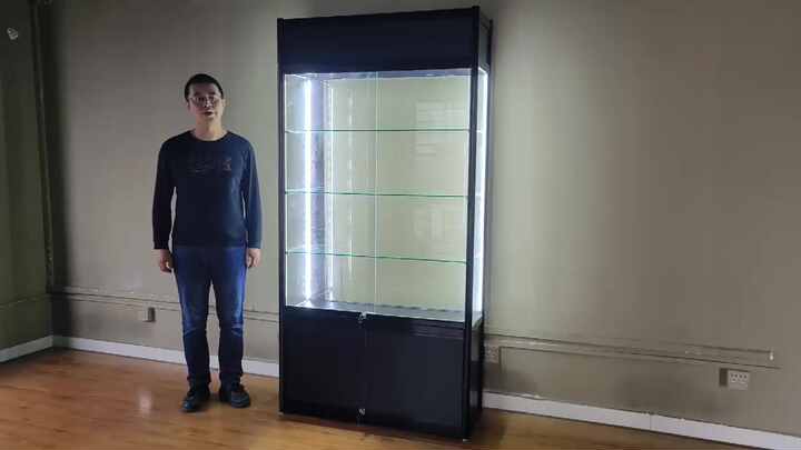 BELICASE Glass Display Showcase - Customized Aluminium with LED Light