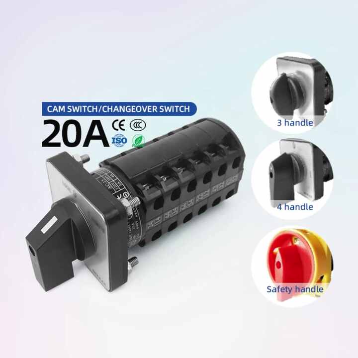 BENLEE Rotary Cam Selector Switch - AC 690V, 20A, Waterproof