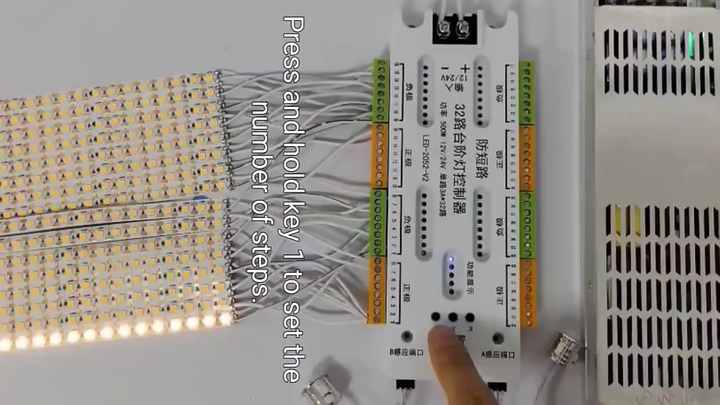 Smart Lighting Control System Automatic Stair Light Controller With Pir Sensor Rgb Led Light ...