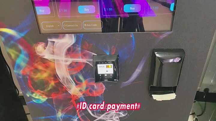 Wall Vending Machine Free Standing sale US id card reader vending ...