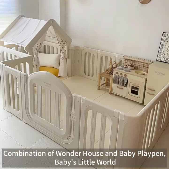 Wonder House Baby Playpen - Safe and Fun for Toddlers